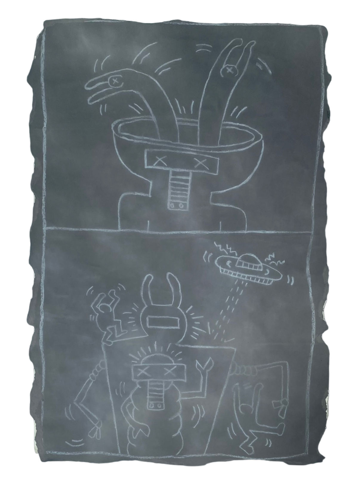 Keith Haring Subway Drawing