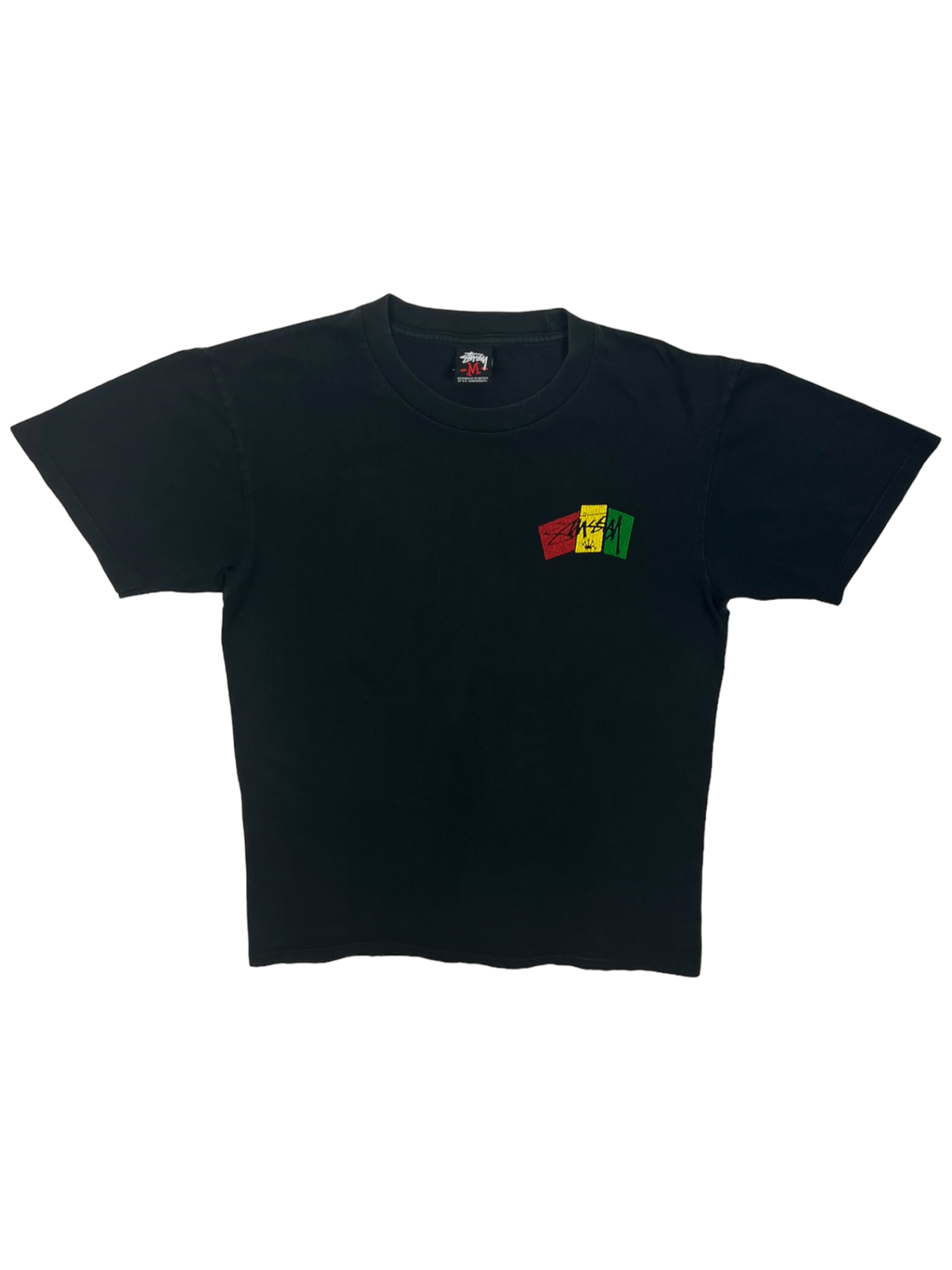 Stussy Vintage Black Rastafari Tee